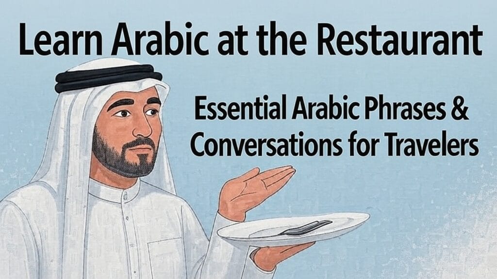 Learn Arabic at the Restaurant 🍽️ | Real-Life Arabic Conversations for ...