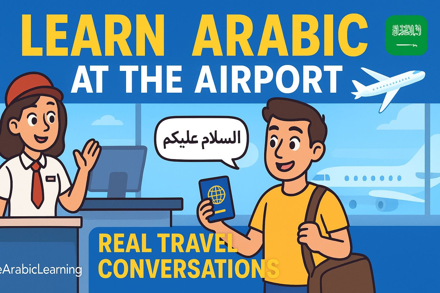 Learn Arabic at the Airport – 20 Real-Life Dialogues for Travelers ...