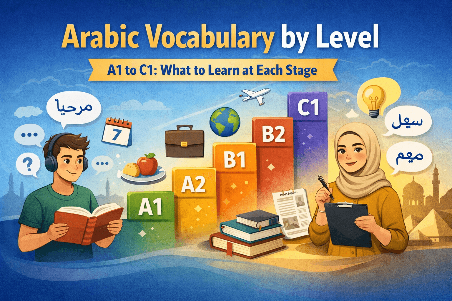 Arabic Vocabulary by Level: What to Learn at A1, A2, B1, B2, C1 ...